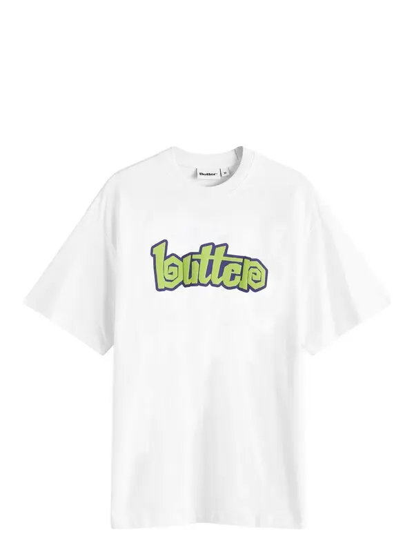 BUTTER GOODS Swirl T-shirt - White