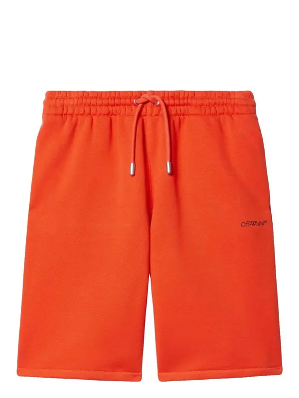 Off-White Arrows Track Shorts - Orange