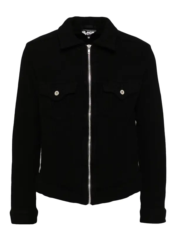 Comme Des Garçons Zip-up Jacket - Black