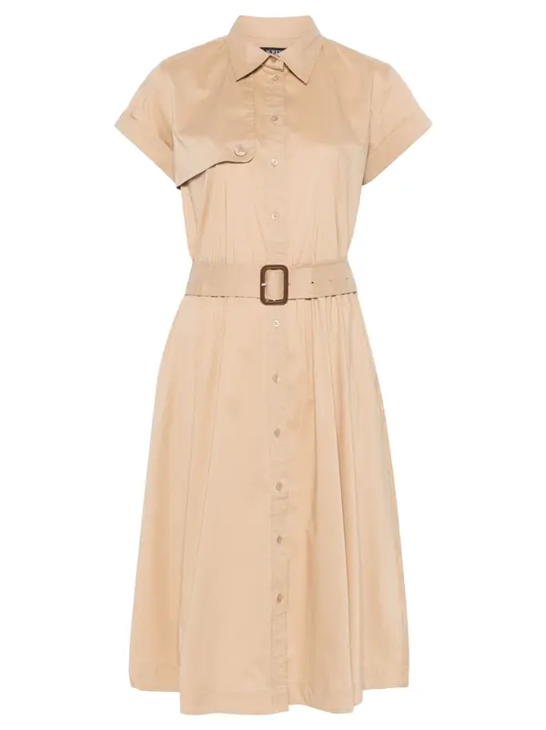Ralph Lauren Indray Midi Dress - Neutrals