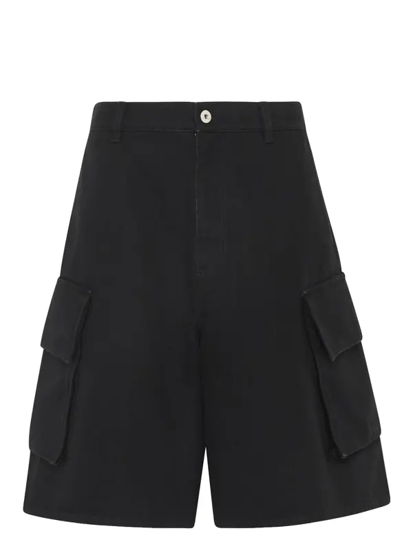 JW Anderson Cargo Denim Shorts - Black
