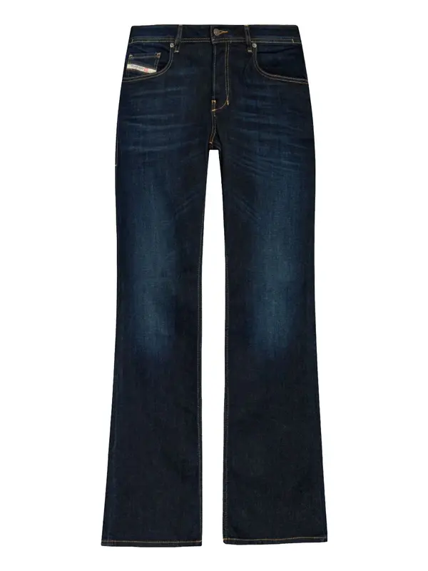 Diesel Mid-rise Straight Leg Jeans - Blue