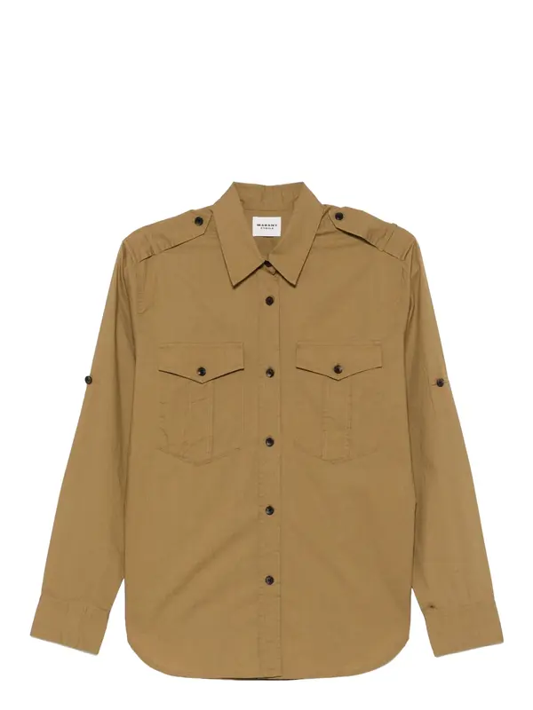 MARANT ETOILE Romya Shirt - Brown