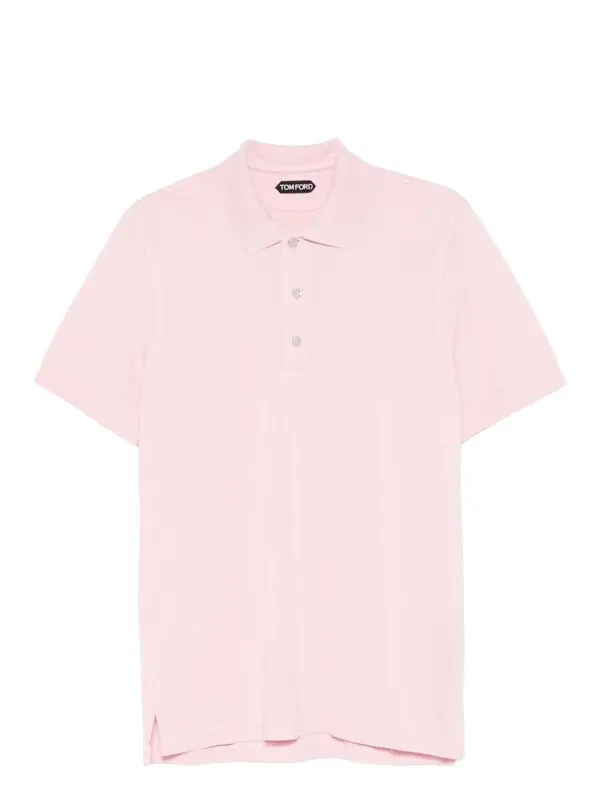 TOM FORD Piqué-weave Polo Shirt - Pink