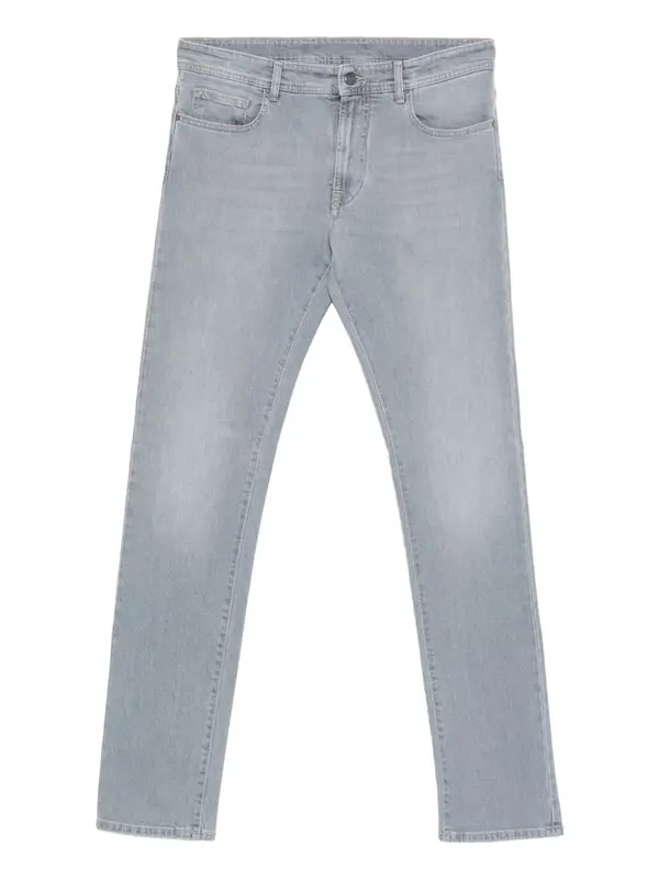 Canali Straight Leg Jeans - Grey