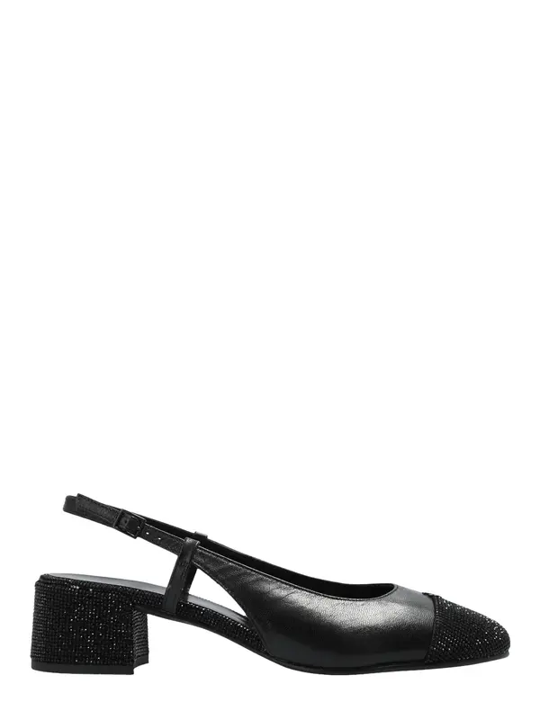 Tory Burch 45mm Cap-toe Slingback Pumps - Black