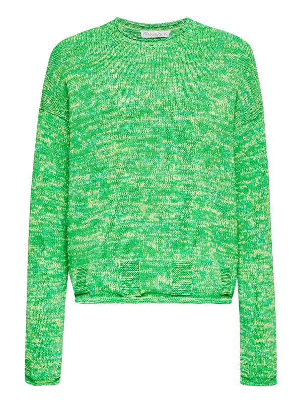 JW Anderson Tie-dye Knit Sweater - Green