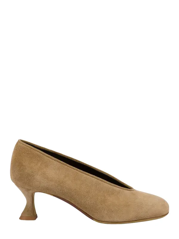 Moschino Calf Suede Pumps - Neutrals
