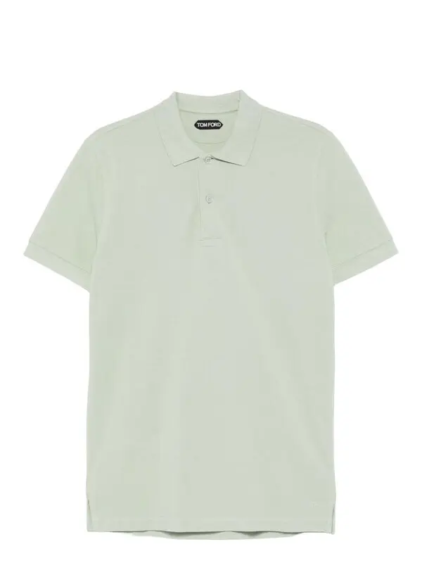 TOM FORD Cotton Polo Shirt - Green
