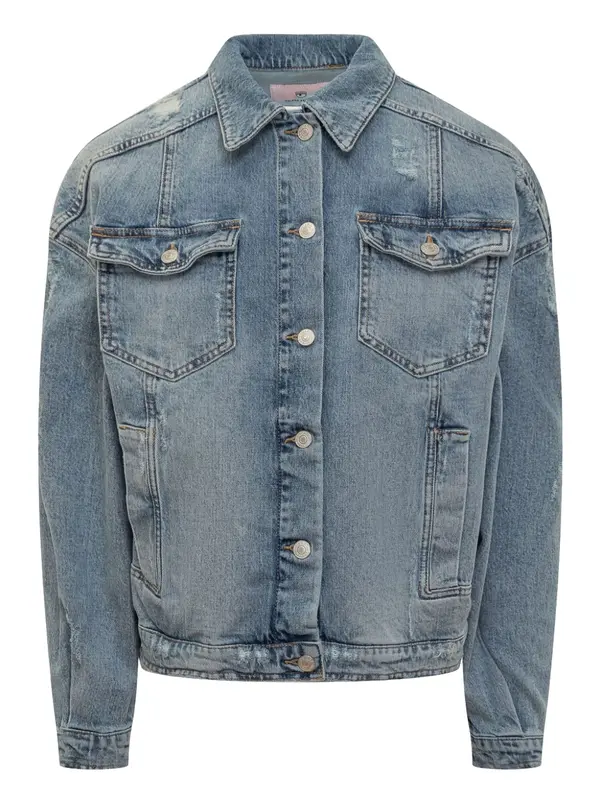 CHIARA FERRAGNI Punk 414 Denim Jacket - Blue