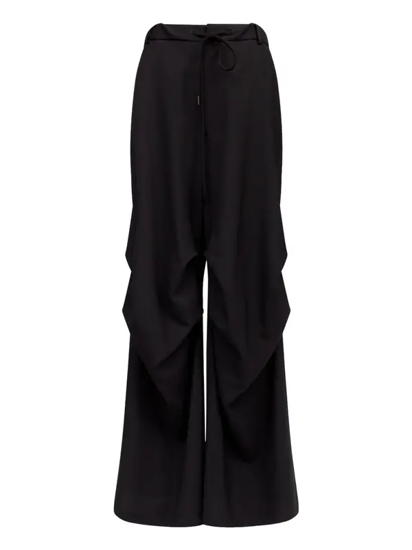 MAISON MARGIELA Single-stitch Flared Trousers - Black