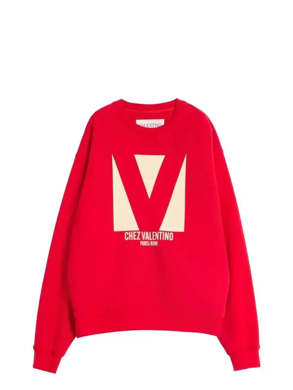 Valentino Garavani Crew-neck Sweatshirt - Red