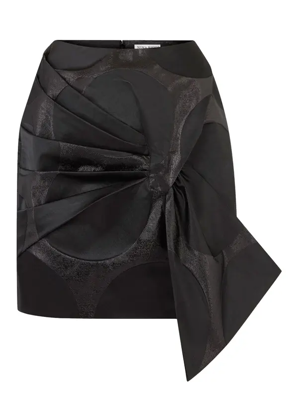 Nina Ricci Oversize Bow-detail Mini Skirt - Black