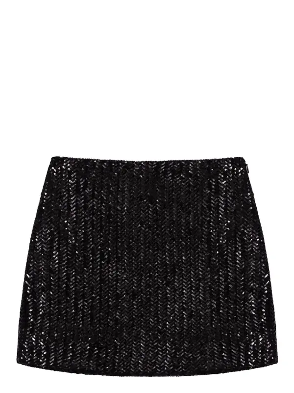 ANINE BING Tierra Mini Skirt - Black