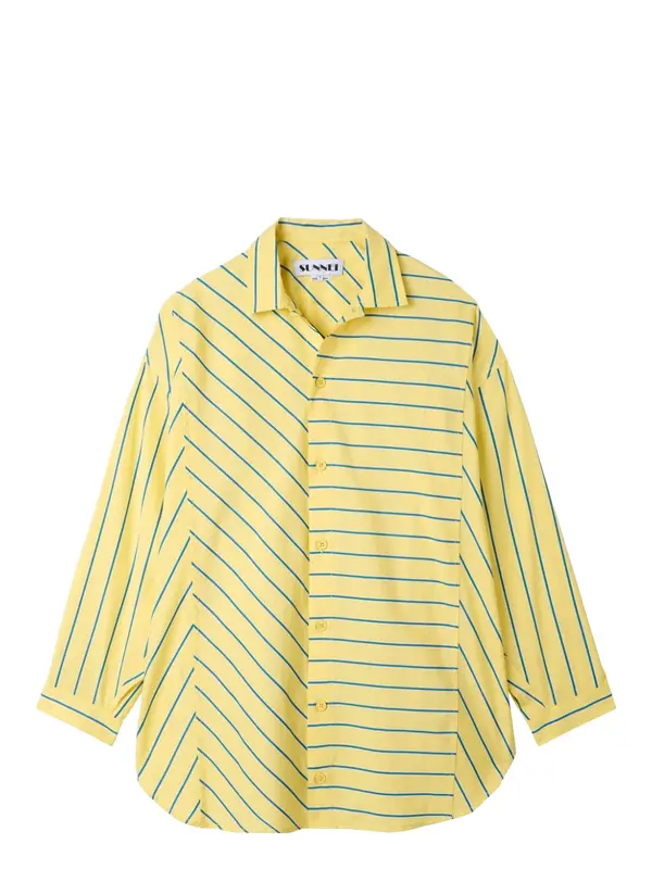 Sunnei Striped Shirt - Yellow
