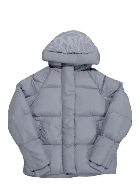 SYNA JEWELS Down Puffer Coat - Grey