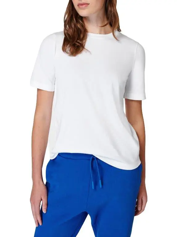 Sweaty Betty Essential Crewneck T-shirt - White