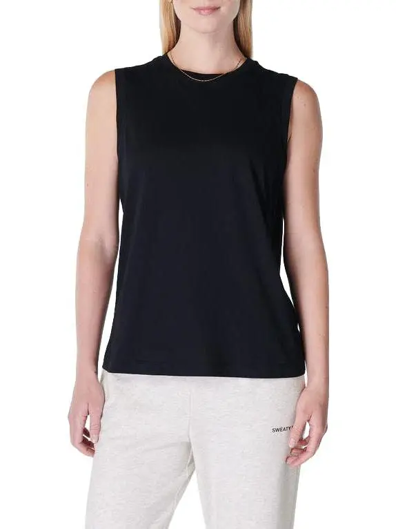 Sweaty Betty Essential Sleeveless T-shirt - Black