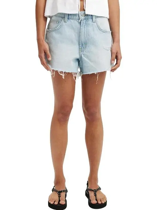 COTTON ON Original Denim Short - Sunlight Blue Rip