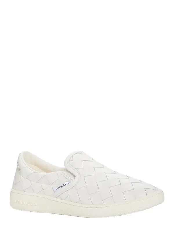 Bottega Veneta Sawyer Woven Slip-on Sneakers - Bianco
