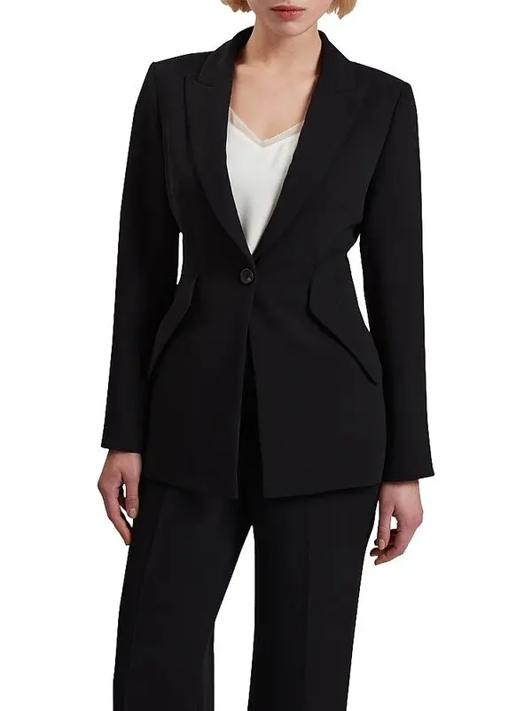 Ted Baker London Manabl Single Breasted Tailored Blazer - Black