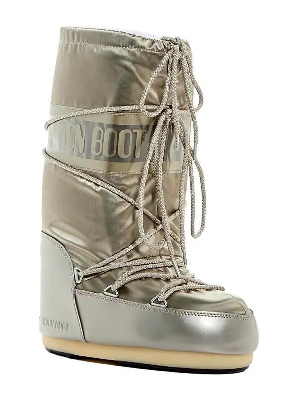 Moon Boot Icon Glance Cold Weather Boots - Platinum