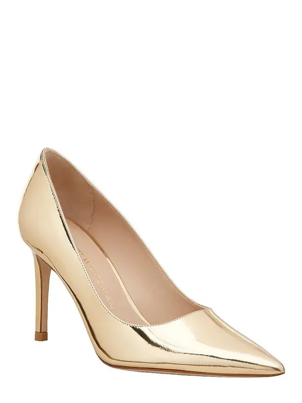 STUART WEITZMAN Power 85 Pumps - Platino