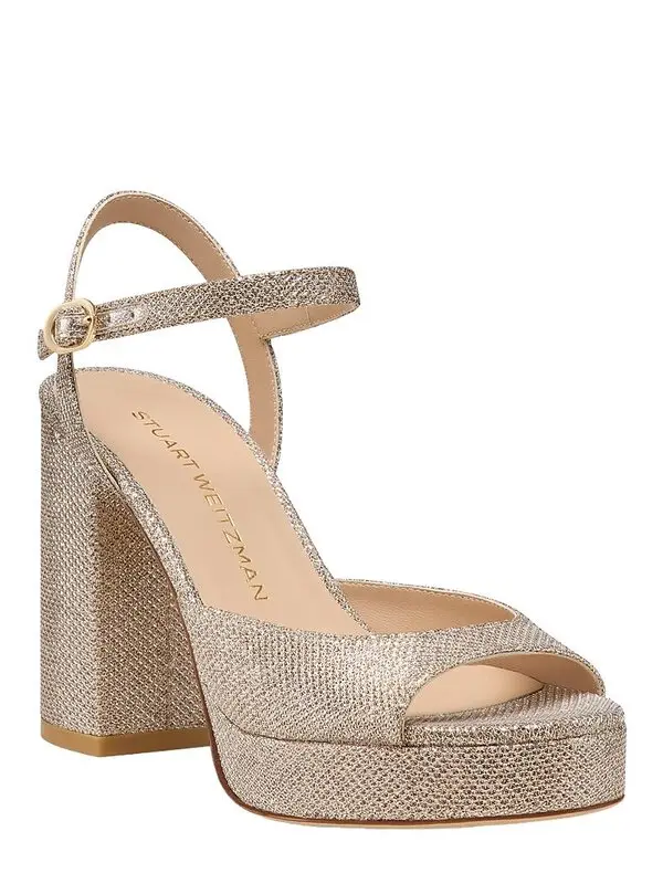 STUART WEITZMAN Dayna Ii Platform Sandals - New Pyrite