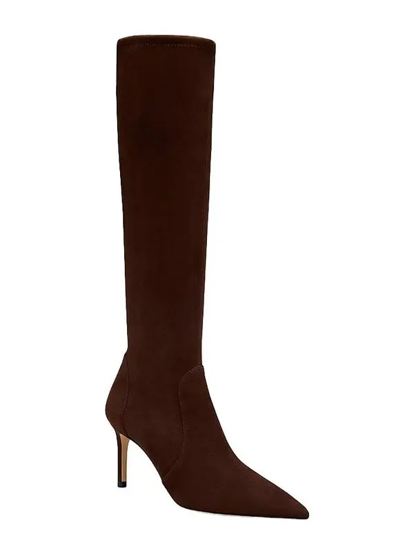 STUART WEITZMAN Power 75 Boots - Walnut