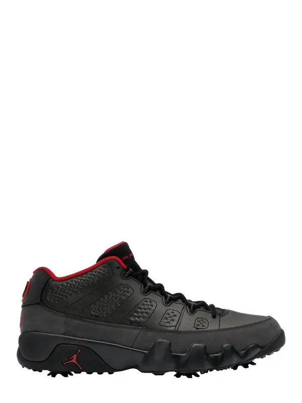 JORDAN Retro Low Golf Sneakers - Black/dark Charcoal/true Red