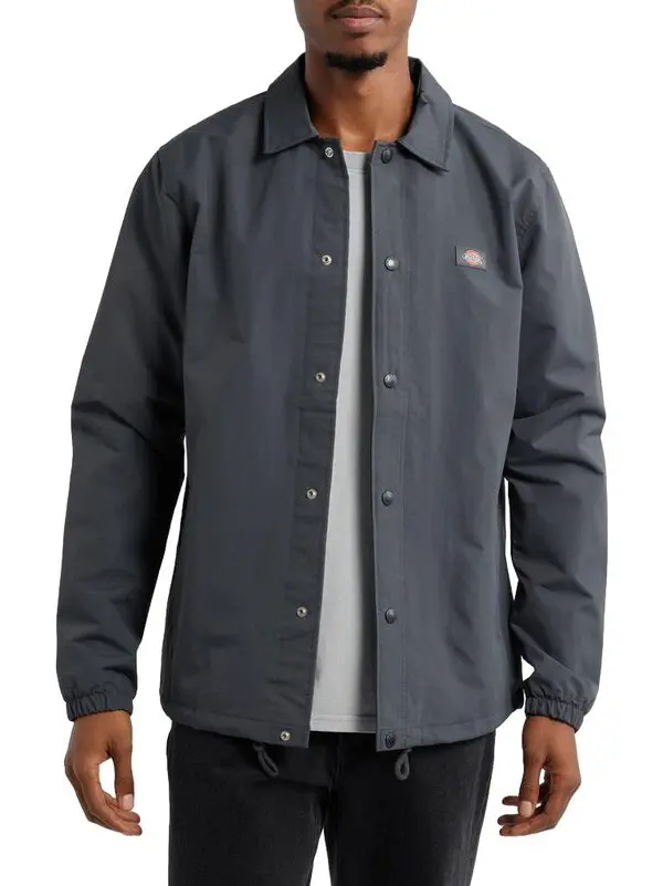 Dickies Oakport Coach Jacket - Charcoal Grey