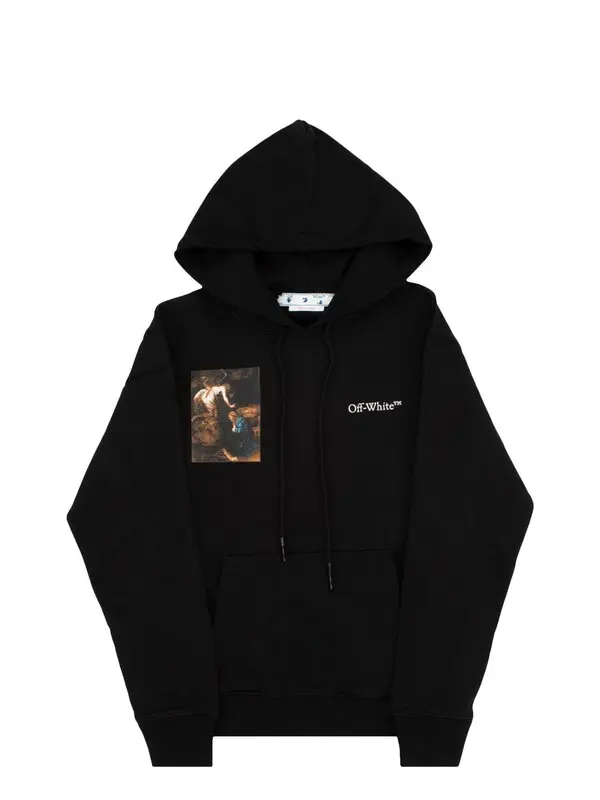 Off-White Caravag Lute Slim Hoodie - Black