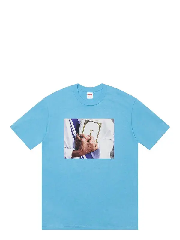 Supreme Bible Tee 'light Slate - Blue