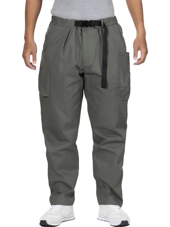 VAST Belted Twill Cargo Pants - Military Green