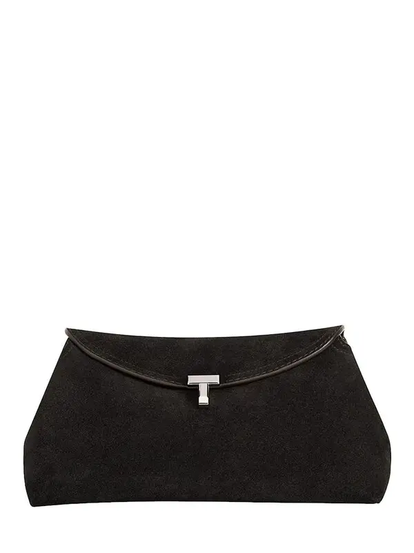 TOTEME T-lock Clutch Bag - Espresso