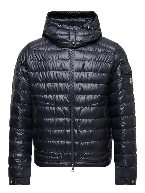 Moncler Lauros Hooded Down Jacket - Blue