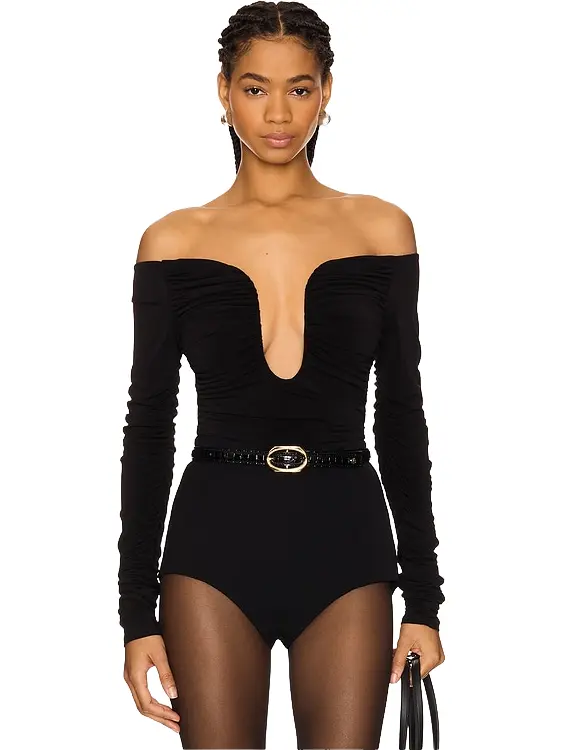 LOVERS AND FRIENDS Ari Bodysuit - Black
