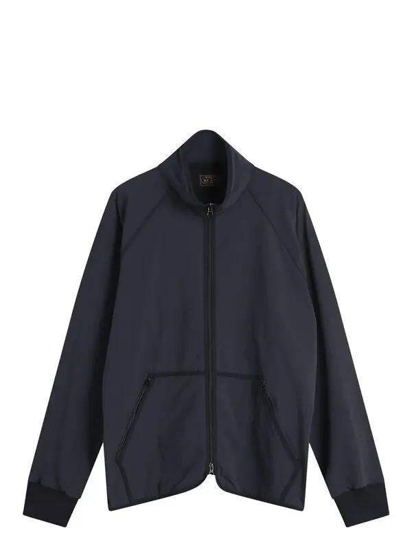 BEAMS Jersey Back Fleece Jacket - Black
