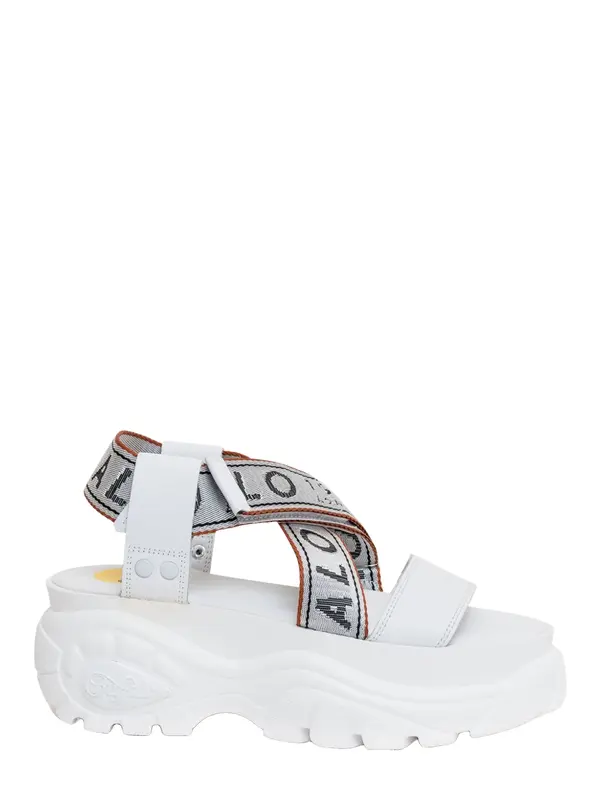 BUFFALO Logo Sandals - White