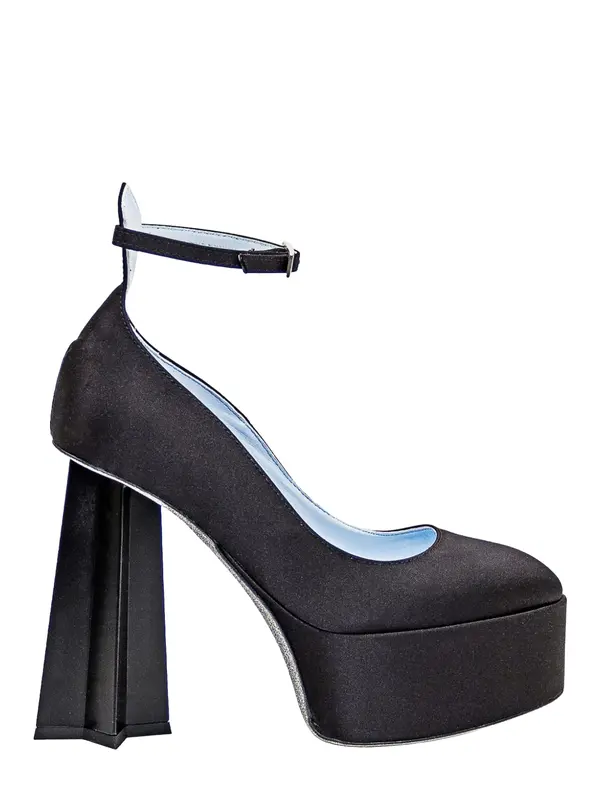 CHIARA FERRAGNI Star-heel Platform Pumps - Black