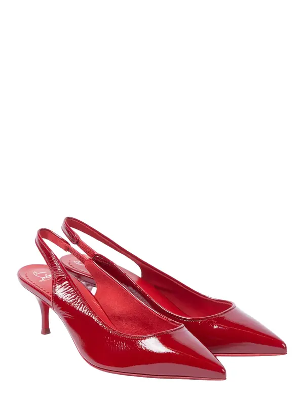 CHRISTIAN LOUBOUTIN Sporty Kate Sling 55 Pumps - Red