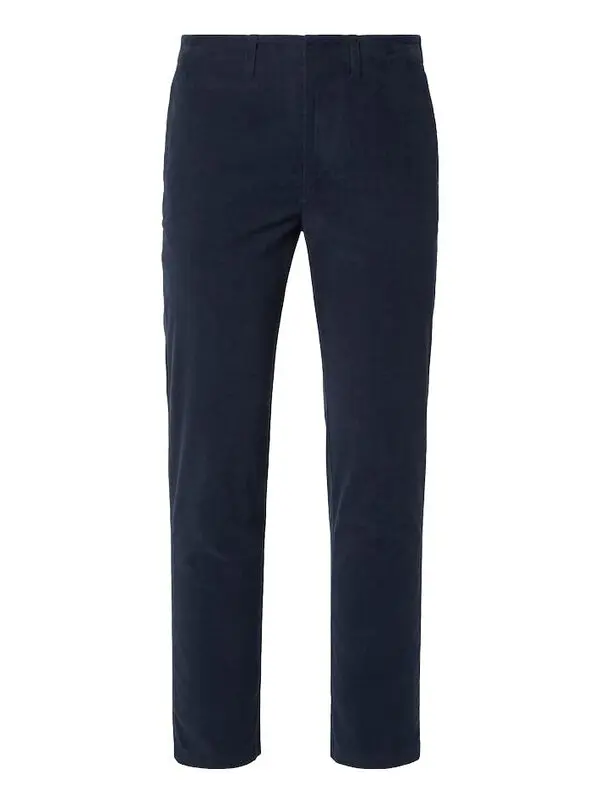 Gabriela Hearst Cotton Corduroy Straight Trousers - Blue