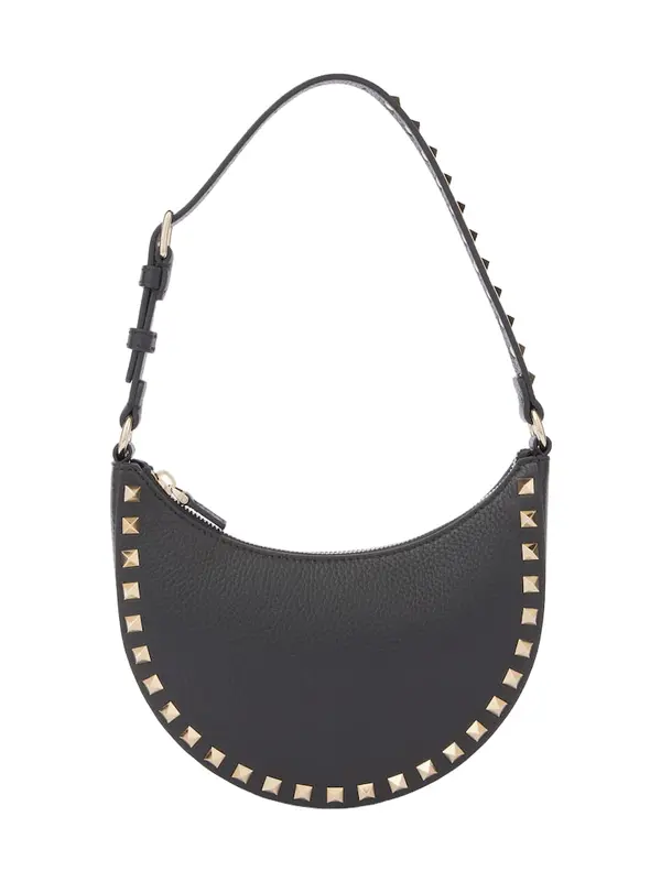 Valentino Garavani Rockstud Mini Leather Tote - Black