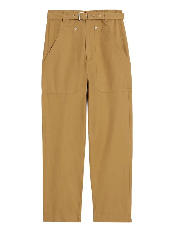 Isabel Marant Pharel Belted Pants - Camel