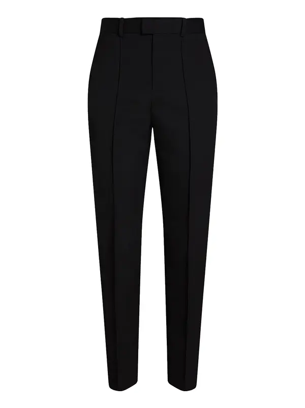 Isabel Marant Slimyan Slim-fit Wool-twill Pants - Black