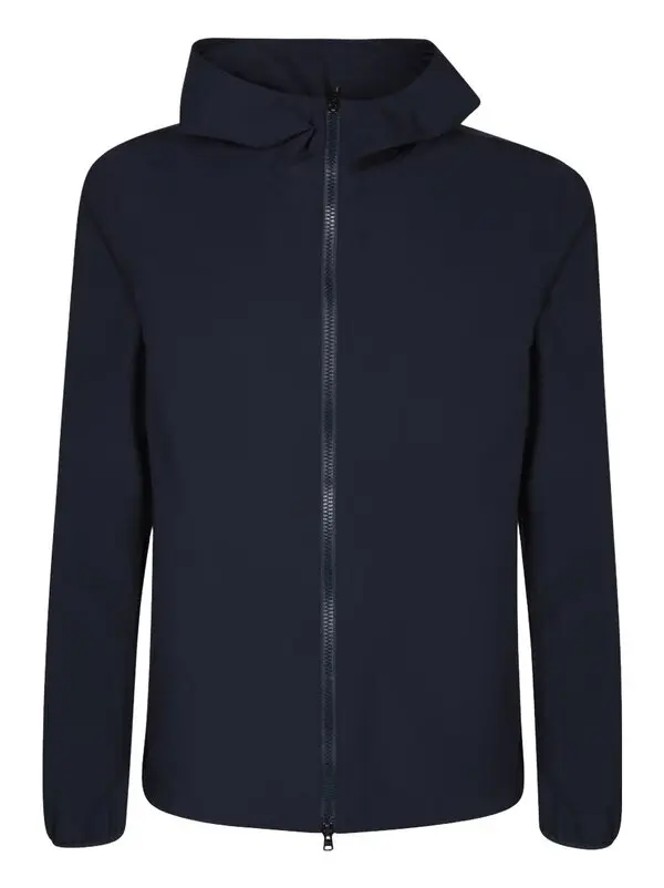 Herno Nylon Jacket With Hood - Blue