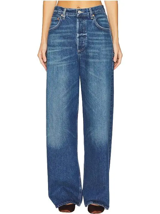 Citizens Of Humanity Petite Ayla Baggy Jeans - Denim-medium