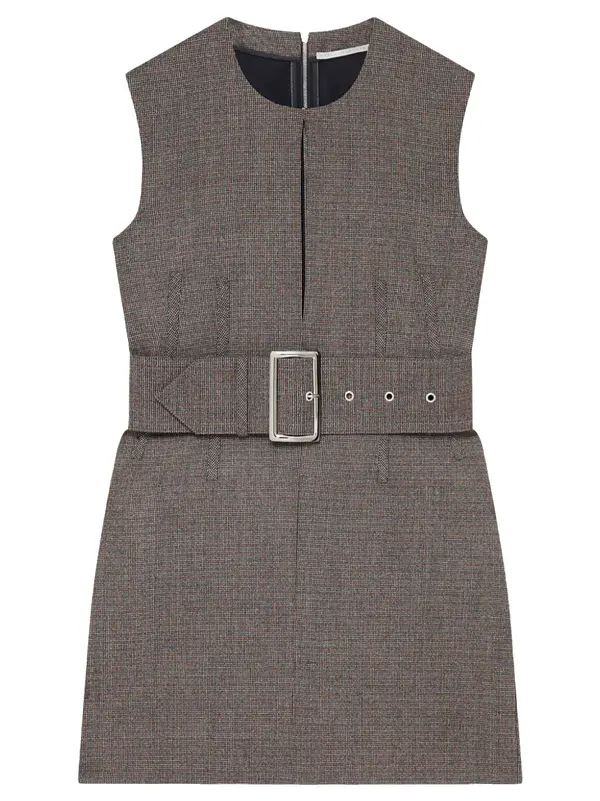 Stella McCartney Sleeveless Mini Dress - Grey