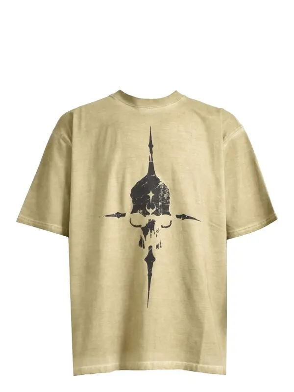 THUG CLUB Peace T-shirt - Yellow