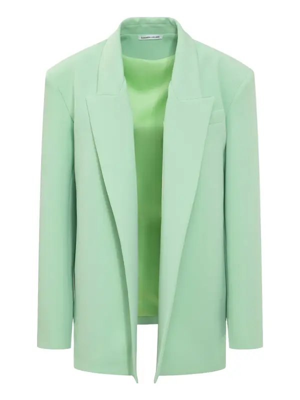 ALESSANDRO VIGILANTE Open-front Blazer - Green